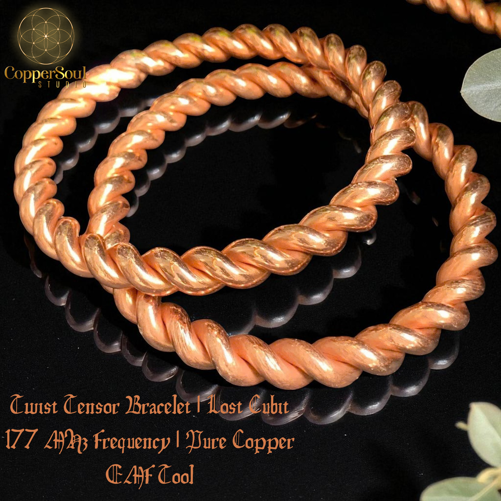 Twist Tensor Bracelet – Cubit-Inspired Design – CopperSoul Studio